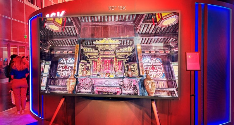 BOE revela a primeira tela 16K de 110 polegadas do mundo – 16 vezes mais pixels do que 4K ...